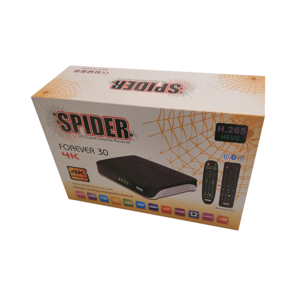 Spider Receiver Forever 30 4K Pro UHD Bluetooth - Spider Receiver UAE