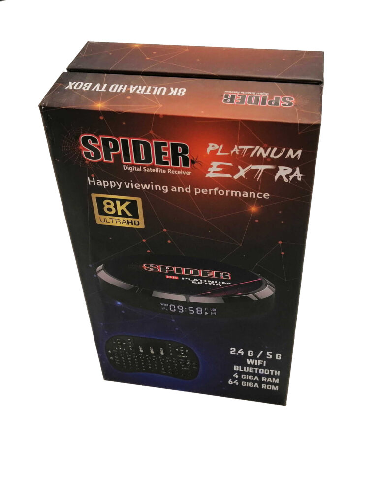 Spider Receiver 8K Platinum Extra - Spider Receiver UAE